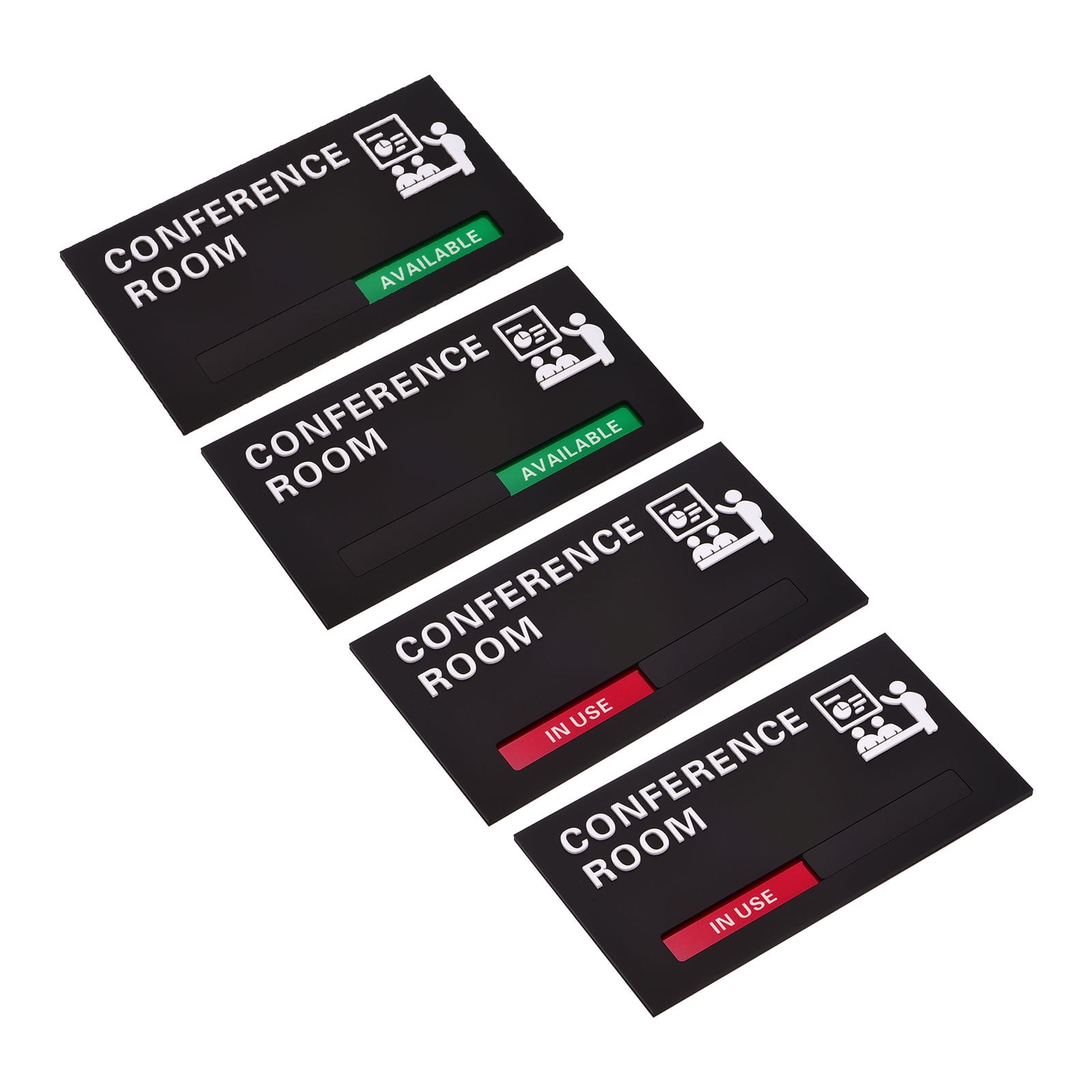 Uxcell Office Door Sign, Conference Room Available In Use Sign for ...