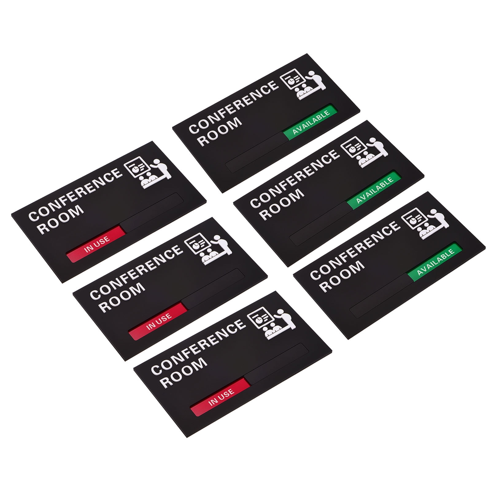 Uxcell Office Door Sign, Conference Room Available In Use Sign for ...