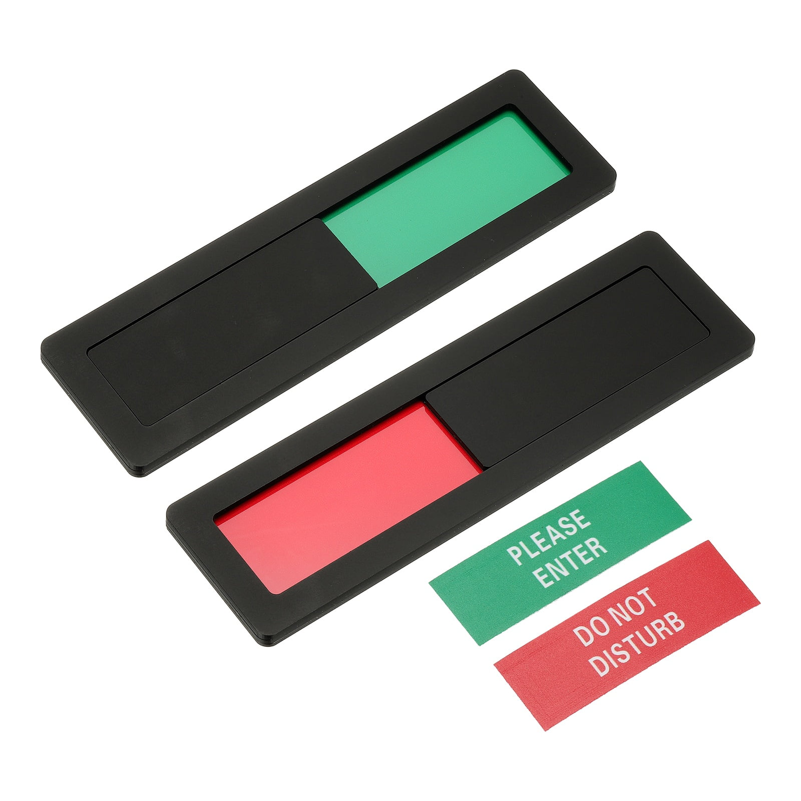 Uxcell Office Door Sign, DIY Blank Sign for Office, Black, 1 Pcs - Walmart.com