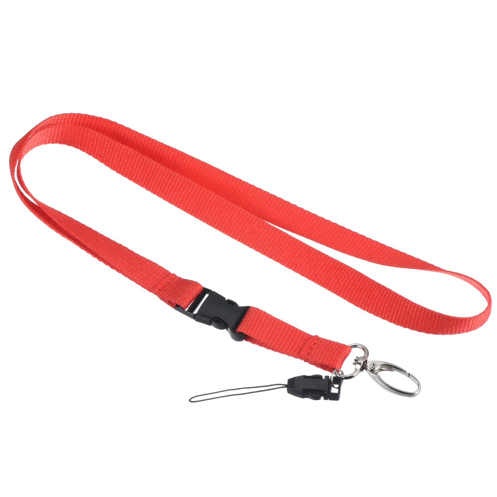 Uxcell Office Lanyard Neck Flat Lanyard with Oval Clasp and Detachable ...