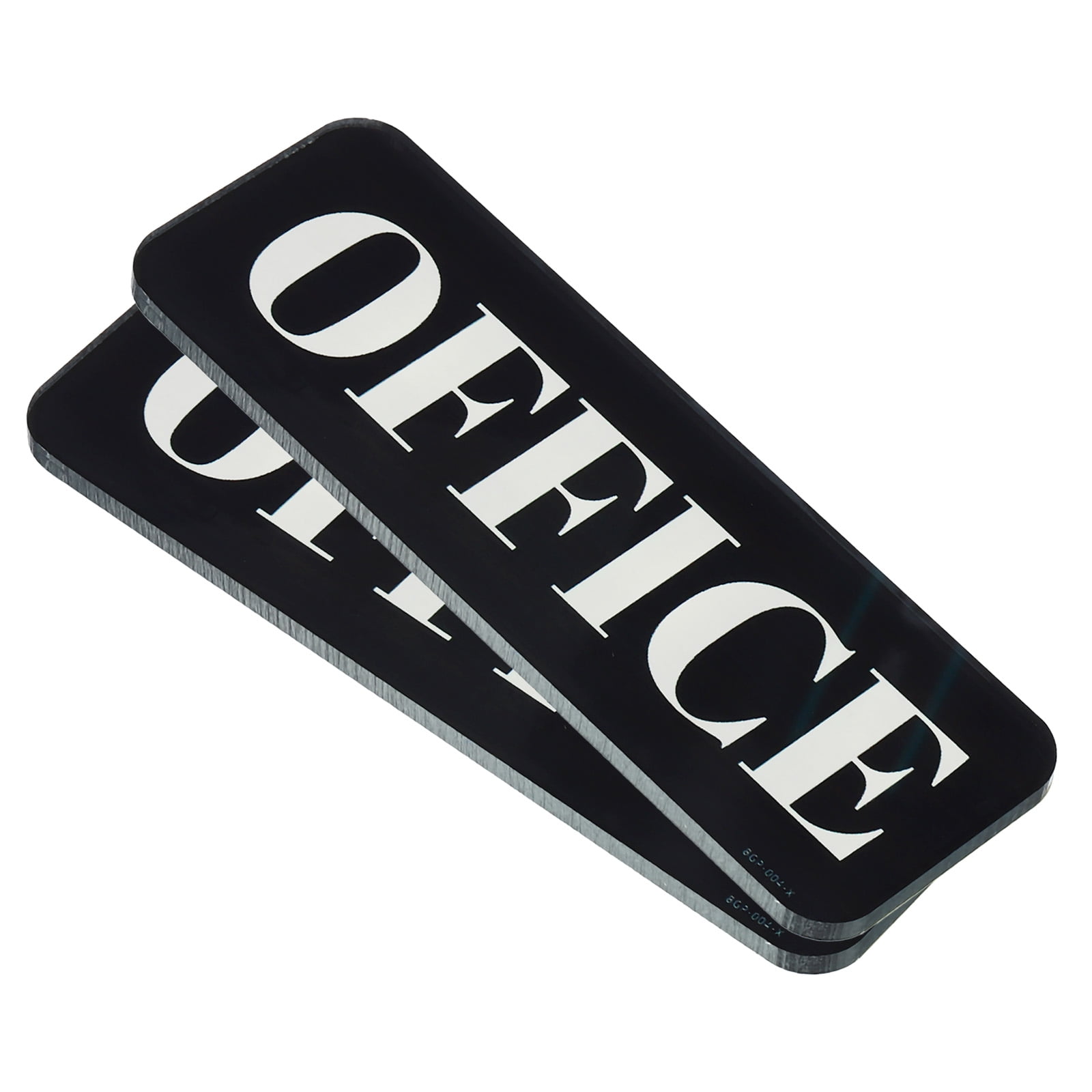 Uxcell Office Sign Acrylic 6"x2" Self Adhesive Door Sign Sticker ...