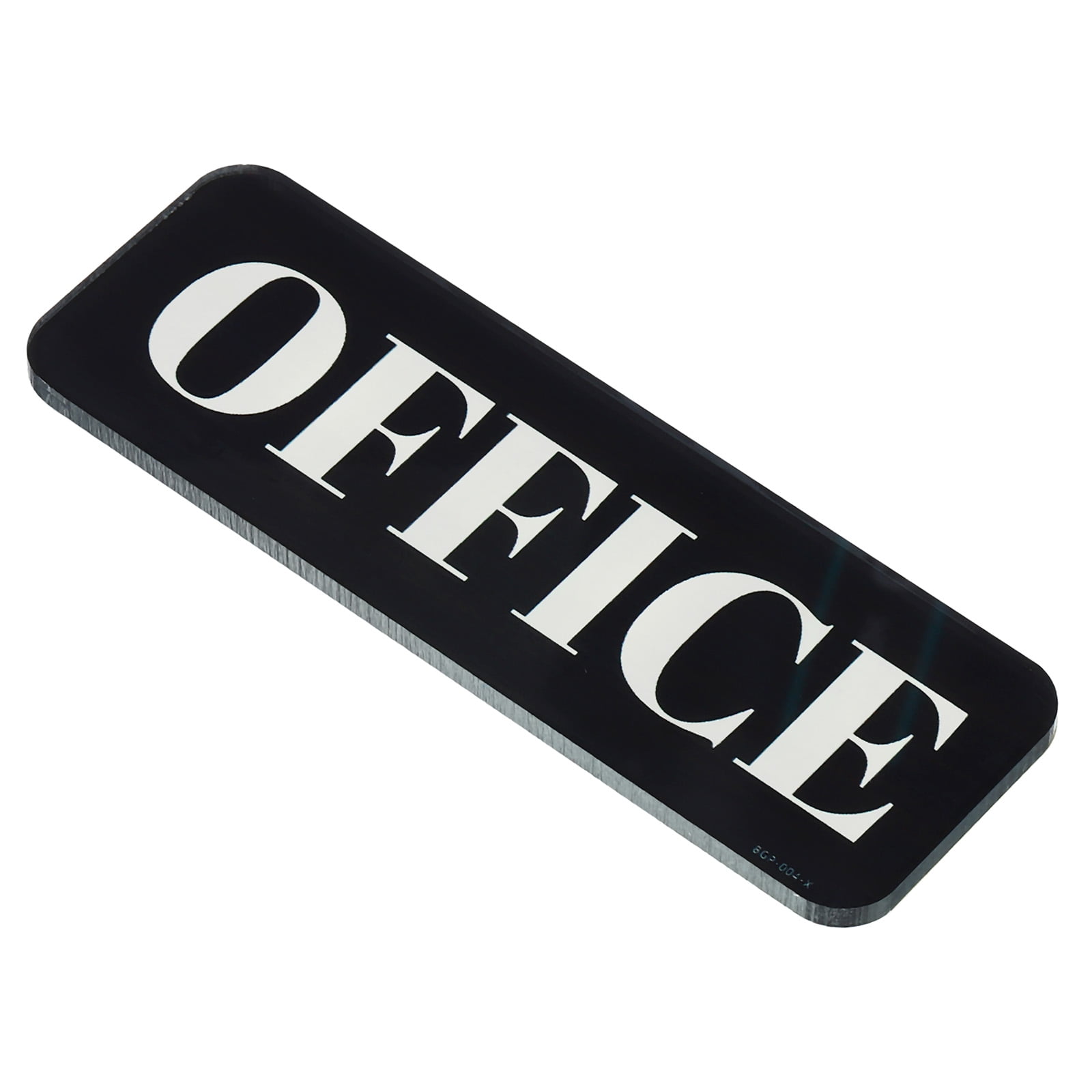 Uxcell Office Sign Acrylic 6"x2" Self Adhesive Door Sign Sticker ...
