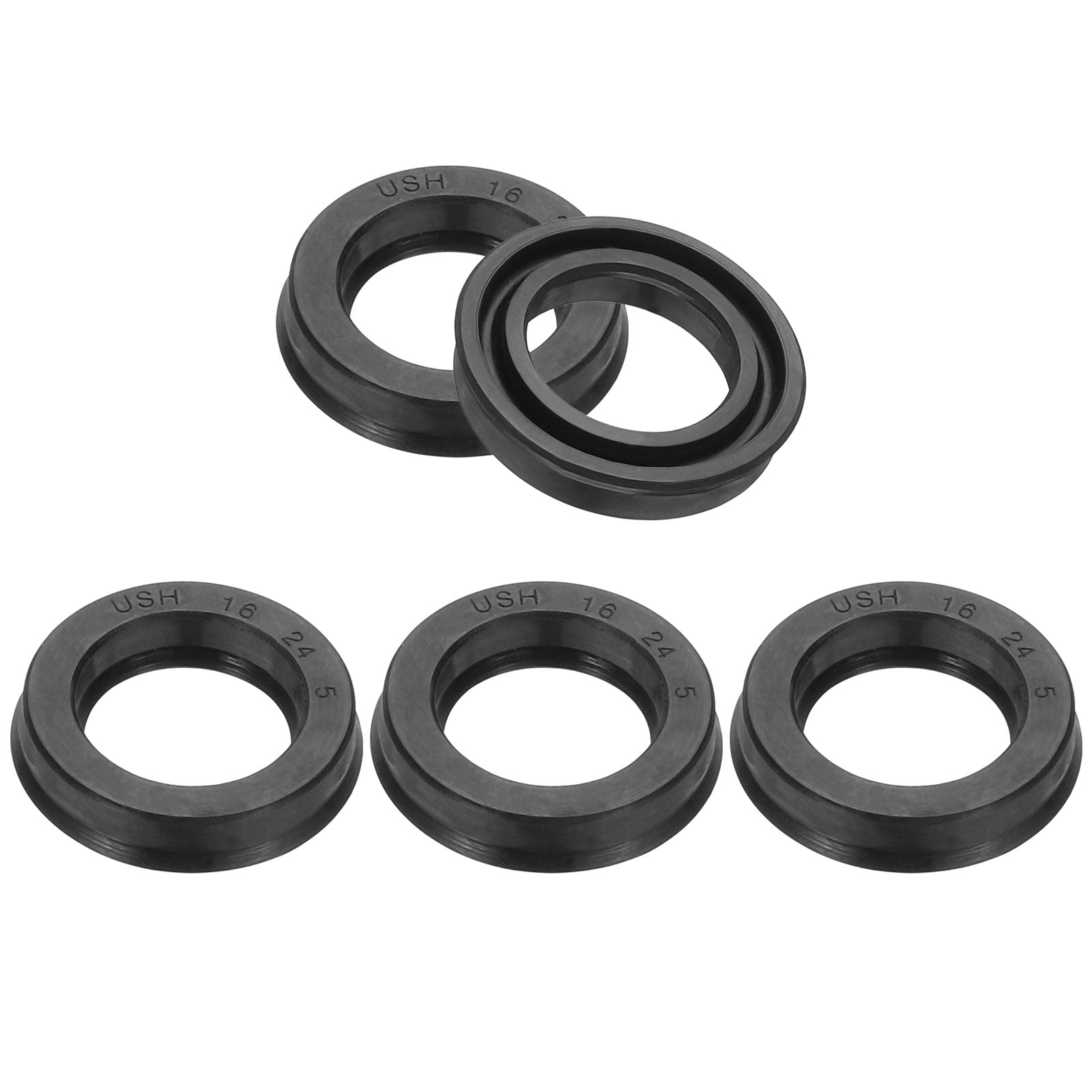 Uxcell Oil Seal Lip Seals Nitrile Rubber Cover Radial Shaft Washer ...