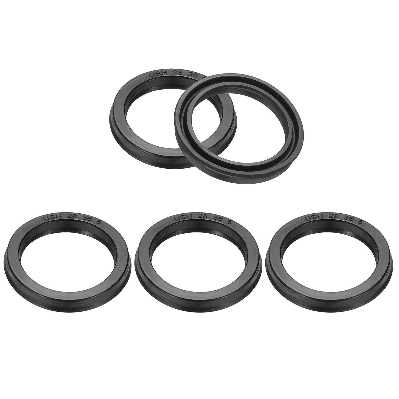 Uxcell Oil Seal Lip Seals Nitrile Rubber Cover Radial Shaft Washer ...
