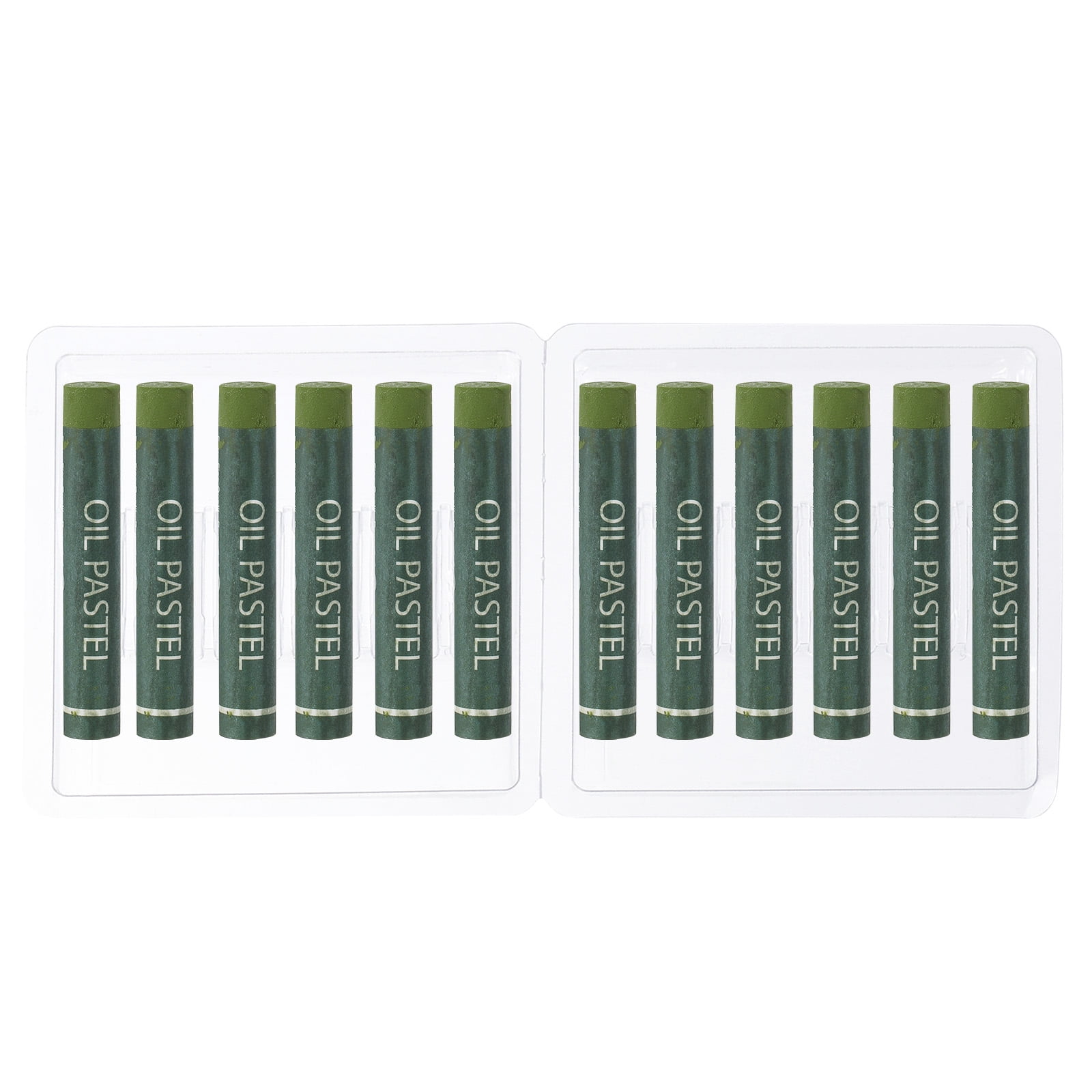 Uxcell Olive Green Oil Pastels, Soft Oil Crayons Creamy, 12Pcs ...