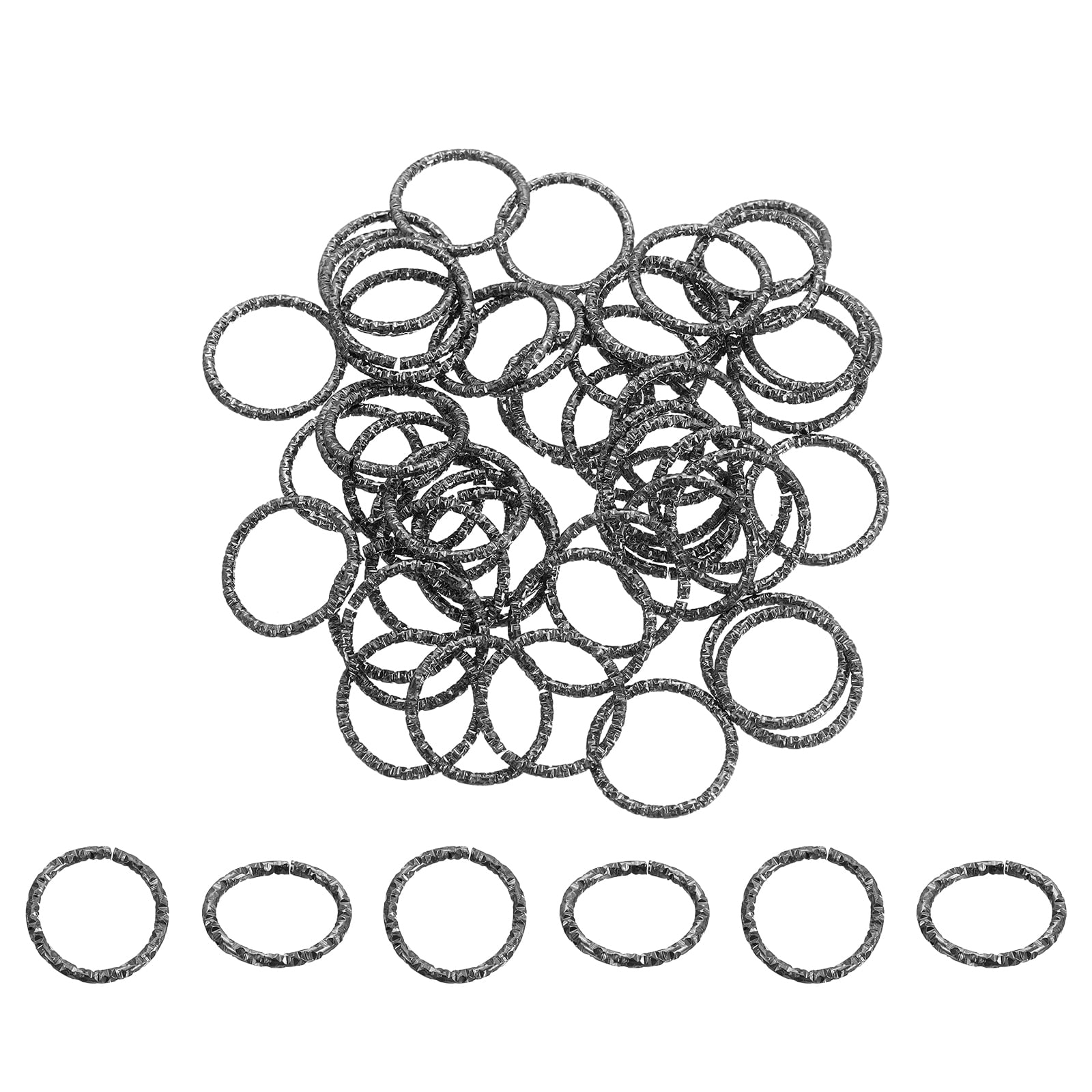 Uxcell Open Jump Rings 50Pack 20mm O-ring Connectors for Jewelry Making ...