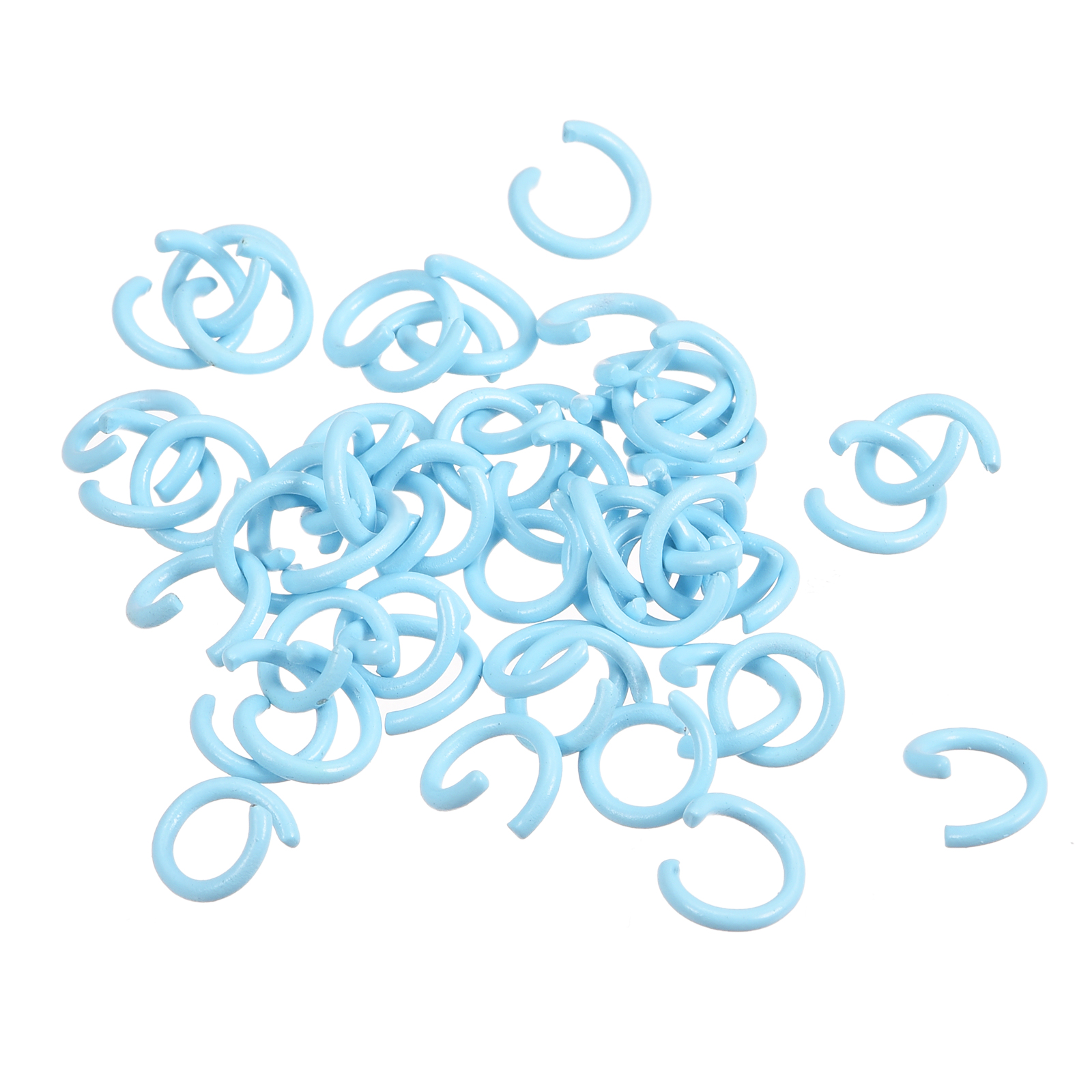 Uxcell Open Jump Rings, 8mm Colorful O-ring Connectors for DIY Crafts ...