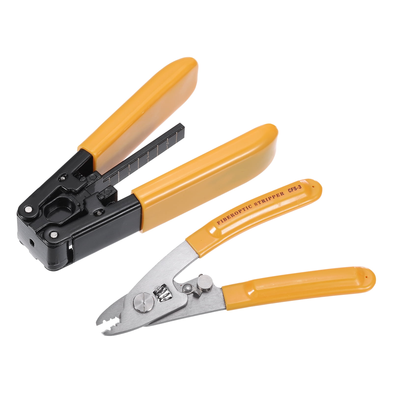 Uxcell Optical Fiber Tool with Fiber Optic Stripper, Stainless Steel ...