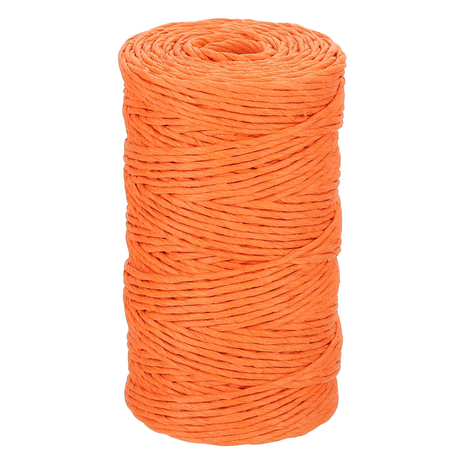 Uxcell Orange Raffia Ribbon,98 Yard Natural Raffia Paper String 2mm ...