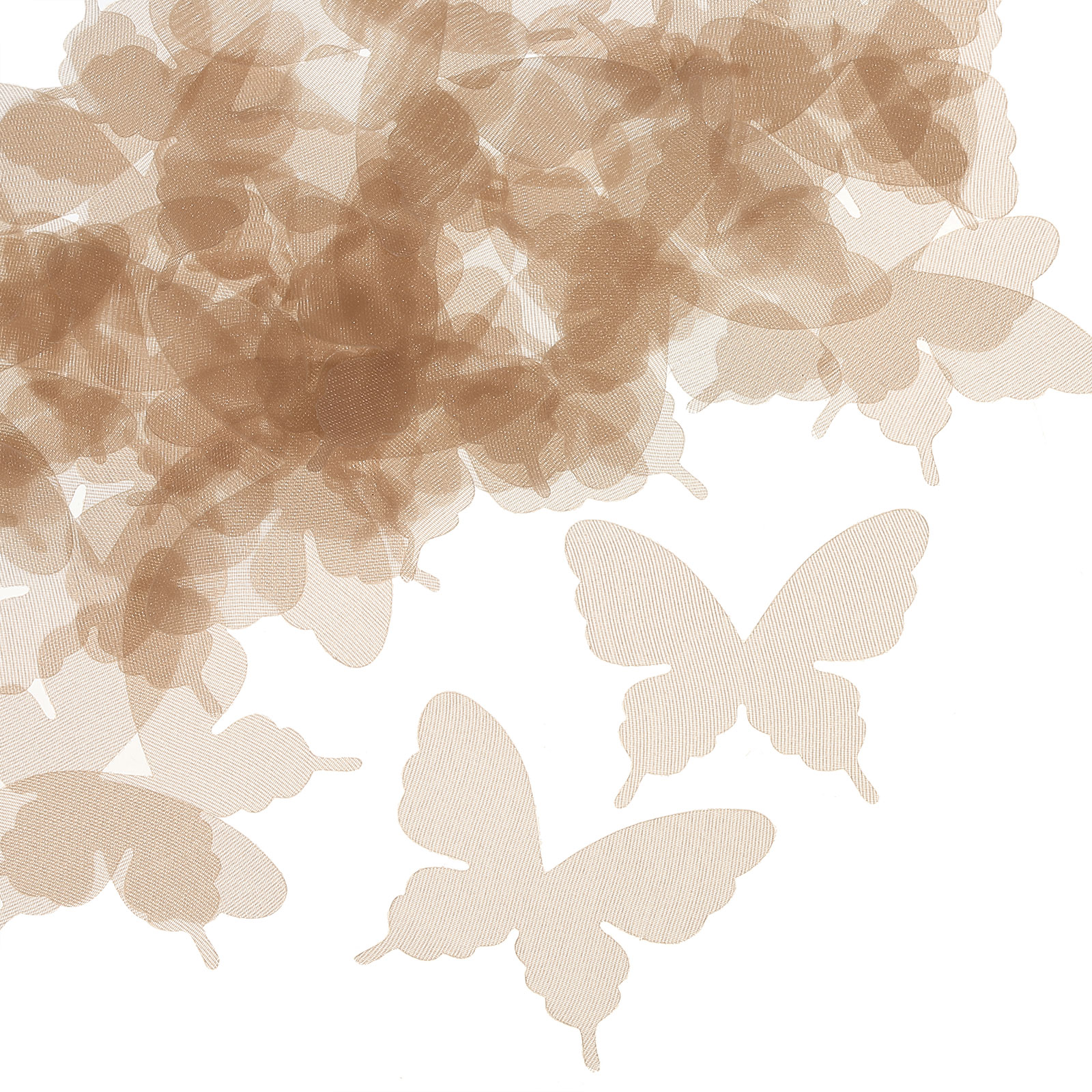 Uxcell Organza Butterfly Ornament, 20 Pack Fabric Butterflies Bows ...