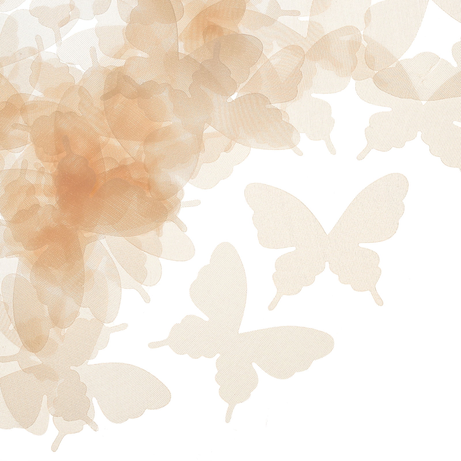 Uxcell Organza Butterfly Ornament, 20 Pack Fabric Butterflies Bows ...