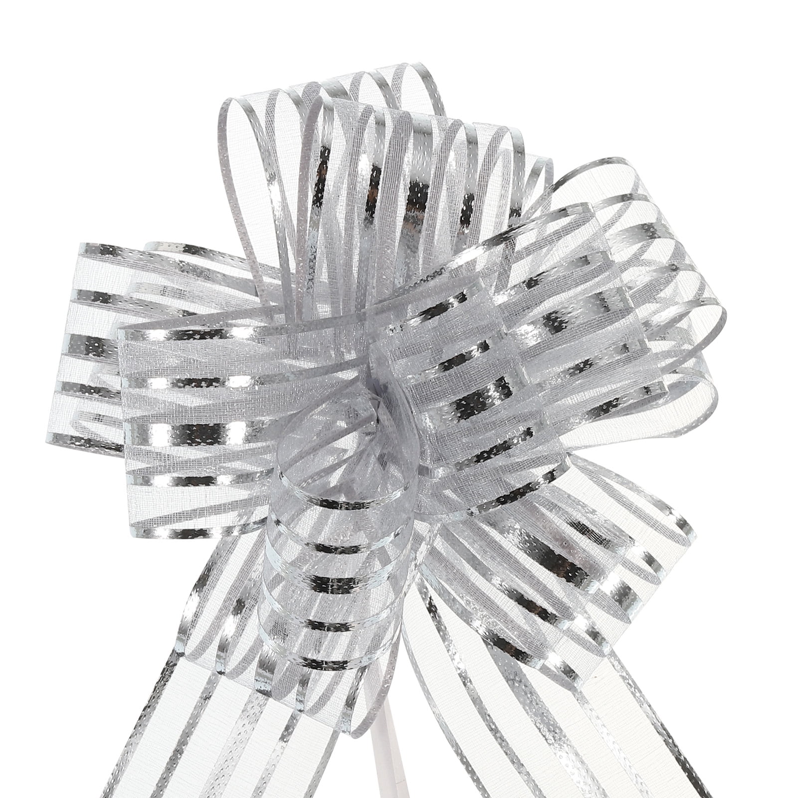 Uxcell Organza Large Pull Bow Gift Wrapping Bows Ribbon Chiffon Yarn ...