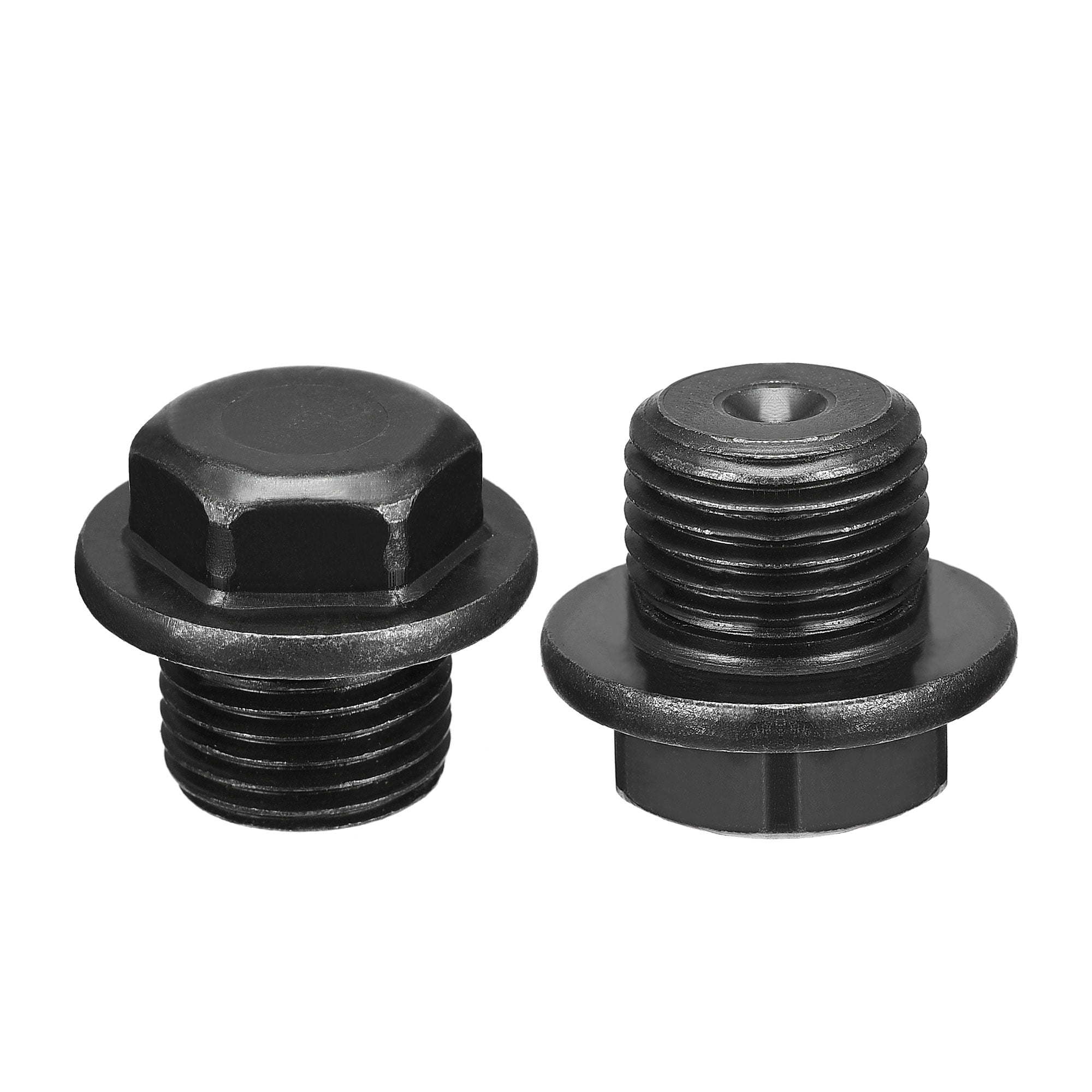 Uxcell Outer Hex Head Pipe Fitting Plug 2Pcs M20x1.5mm - Walmart.com