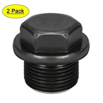 Uxcell 3/8" NPT Male Thread Hex Internal Socket Fitting Brass Pipe Plug ...