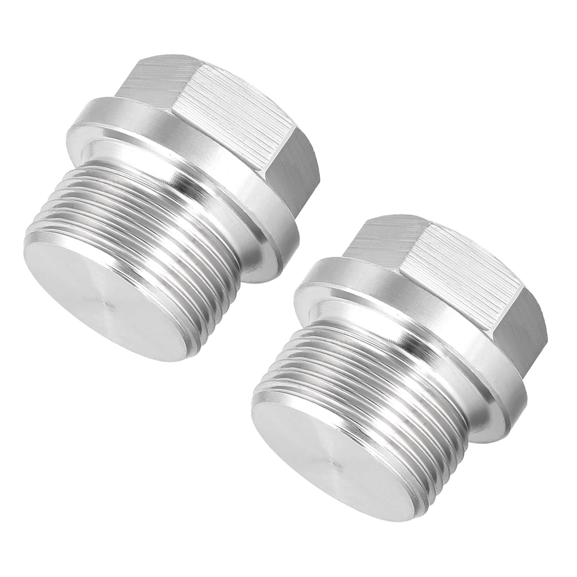 Uxcell Outer Hex Head Plug 304 Stainless Steel Solid Thread Corrosion ...