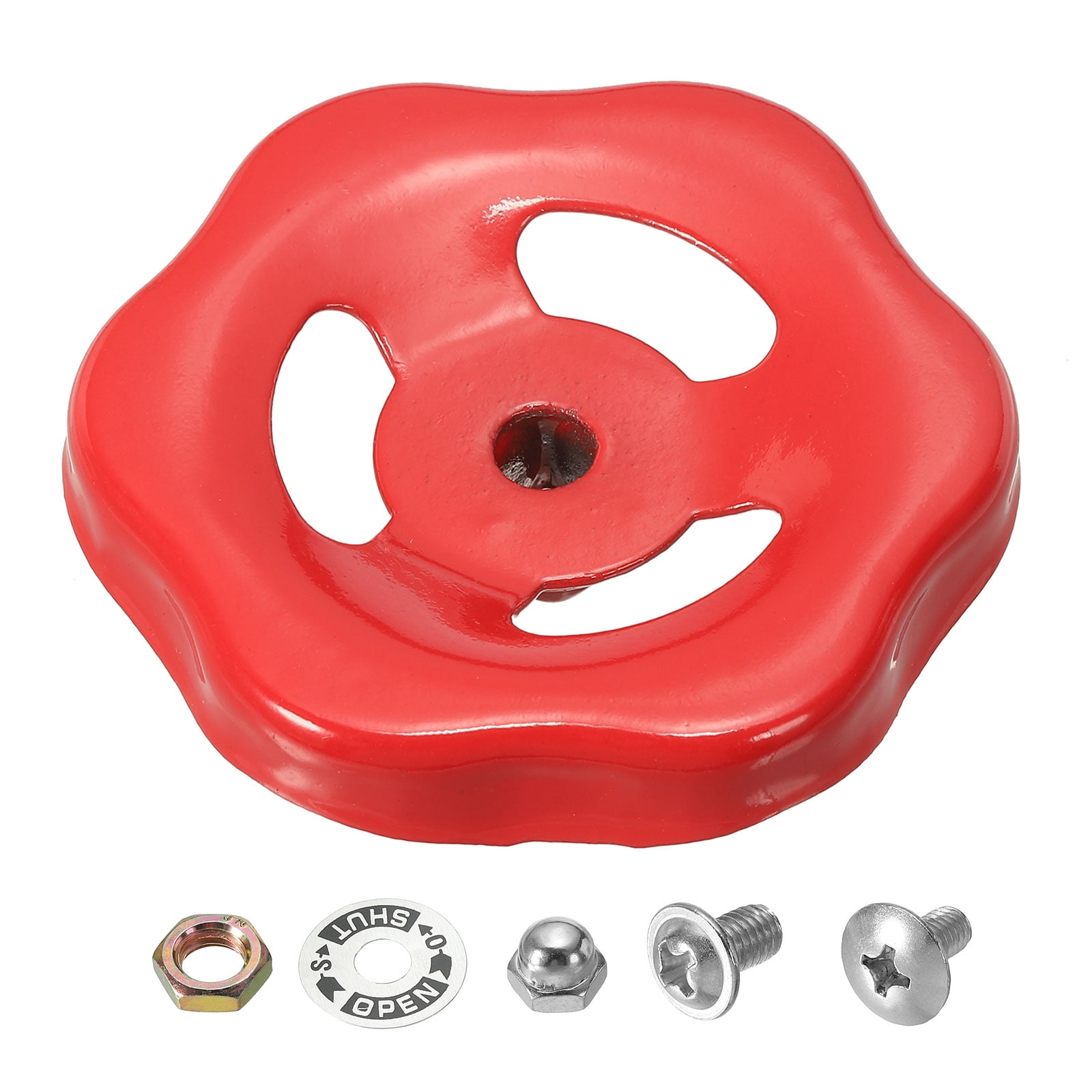 Uxcell Outside Faucet Handle Square Stem Hole 8x8mm, Cast Iron Faucet ...