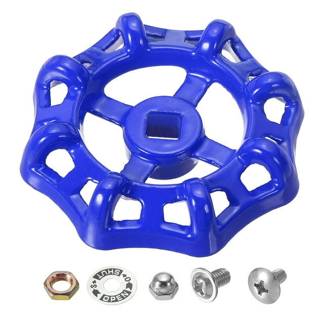 Uxcell Outside Faucet Handle Square Stem Hole 8x8mm, Cast Steel Faucet ...