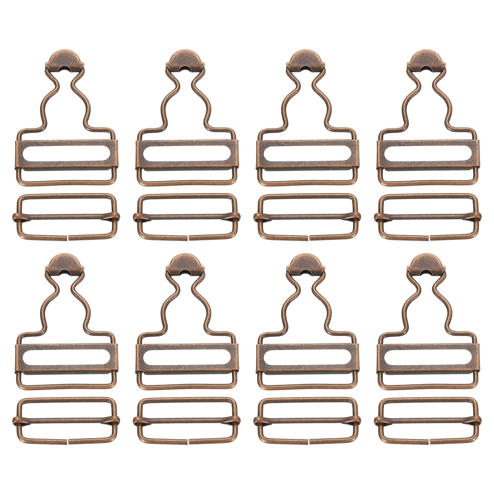 Uxcell Overall Buckles, 8 Sets Metal Suspender Replacement Buckles 32mm ...