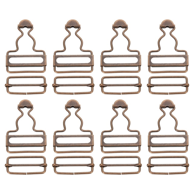 Uxcell Overall Buckles, 8 Sets Metal Suspender Replacement Buckles 32mm ...