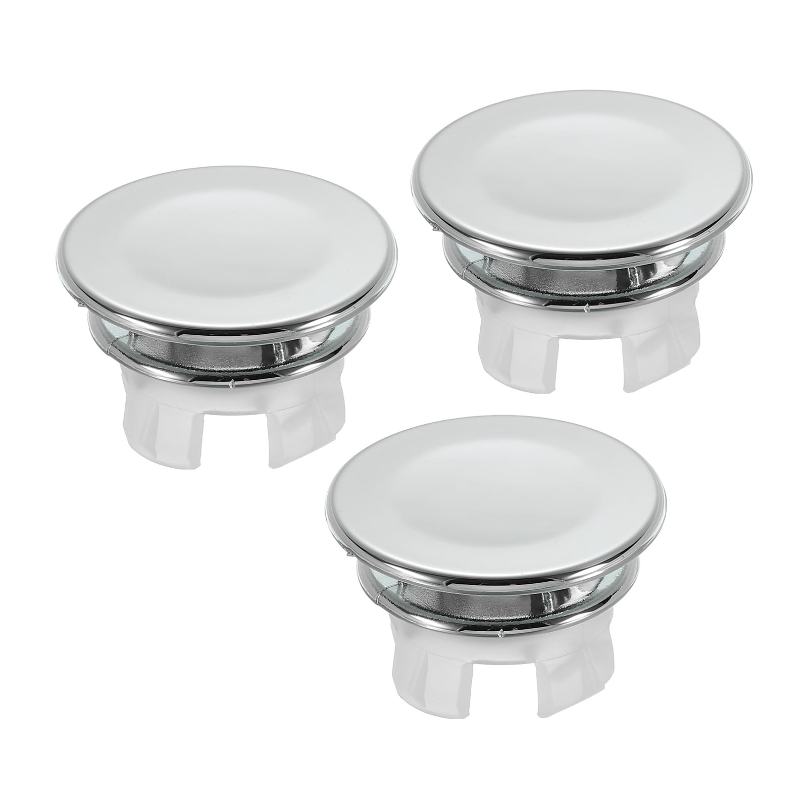 Uxcell Overflow Ring, Sink Round Cover Dual Layer Plastic Insert in ...
