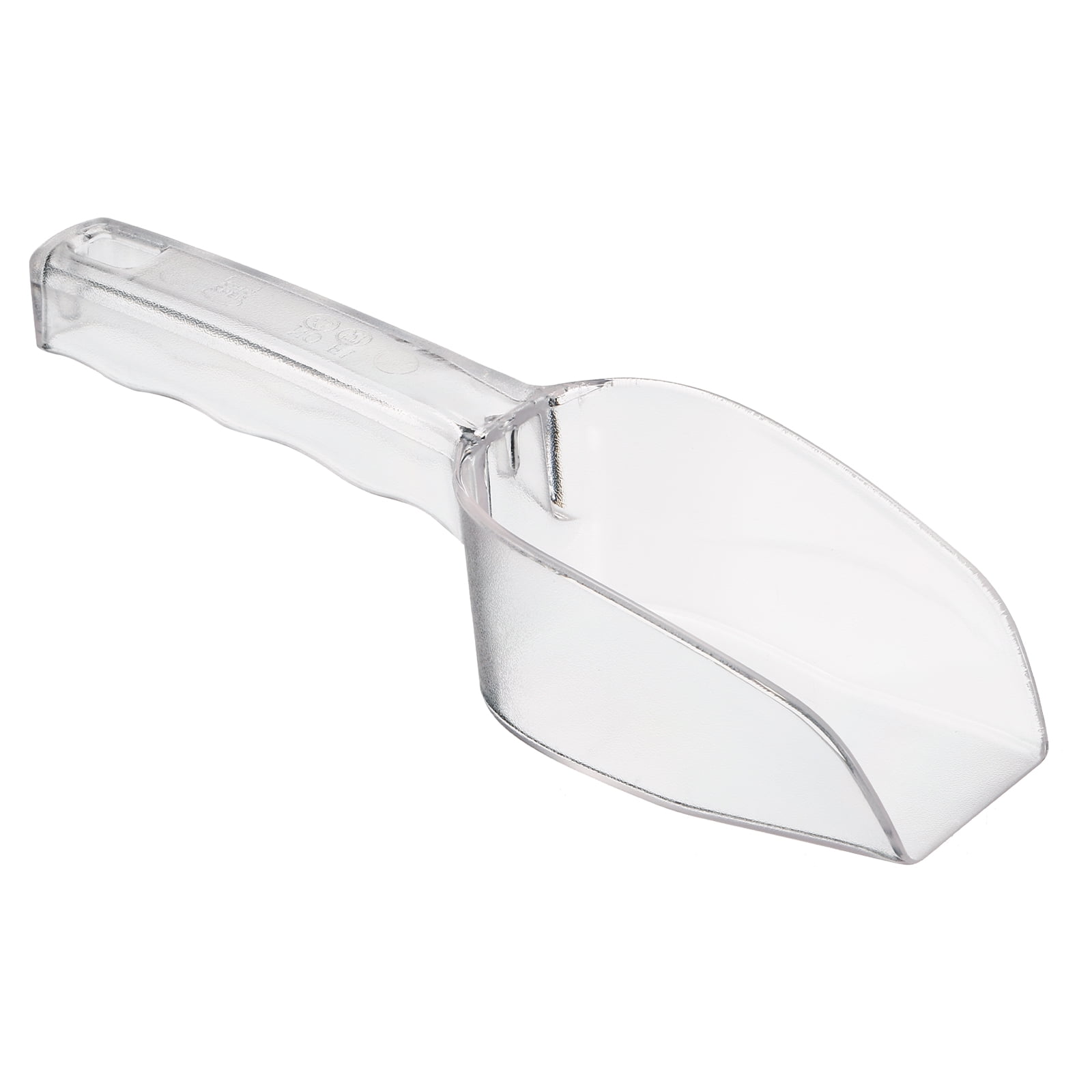 Uxcell PC 8.27x1.97" Flour Cereal Sugar Handle Shovel Scoop, Clear ...