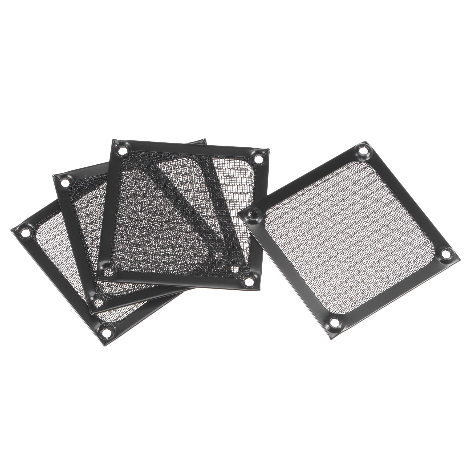 Uxcell PC Dust Fan Screen Aluminum Mesh for Cooling Case Cover Black ...