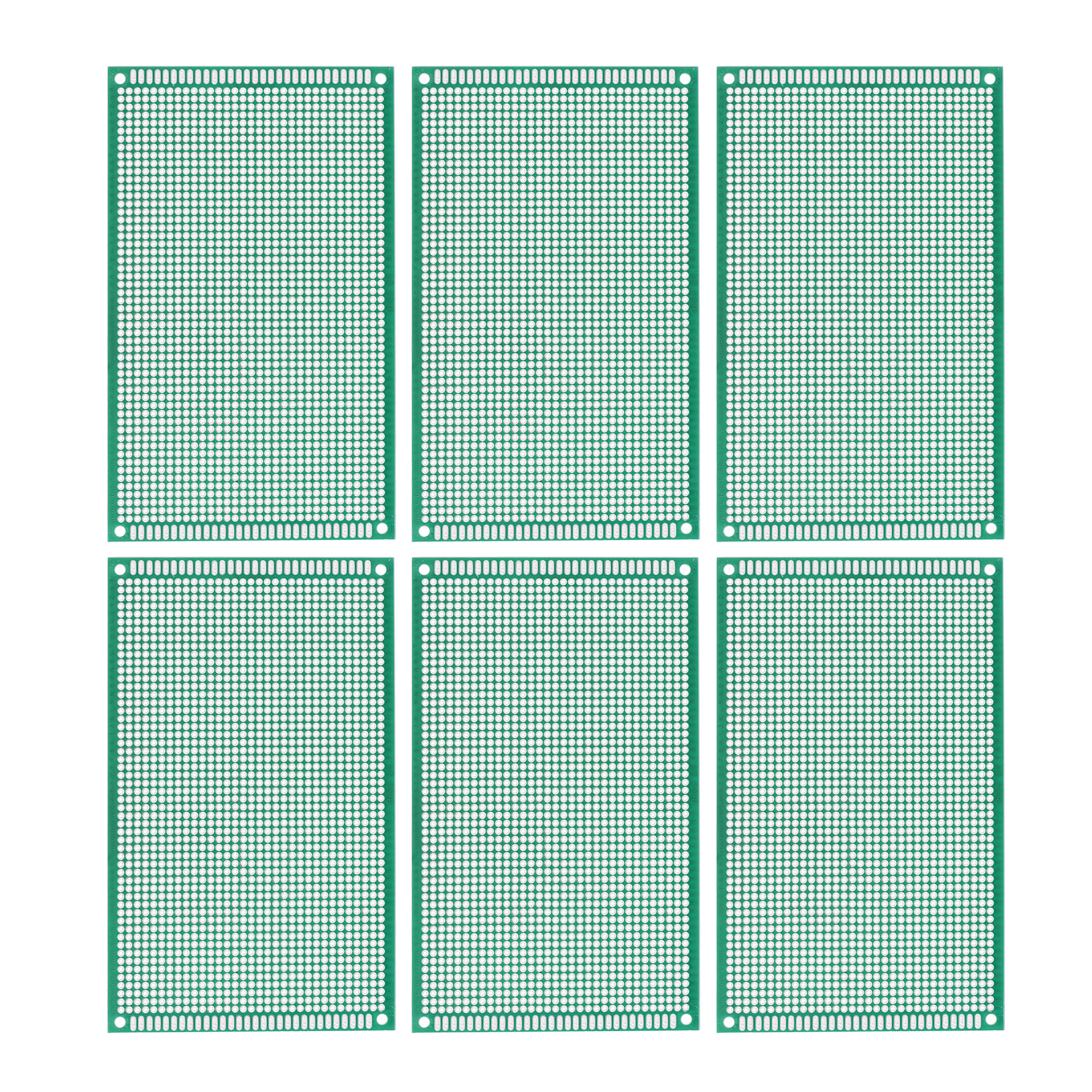 Uxcell PCB Board Single Sided Prototyping Boards Plated Through Holes ...