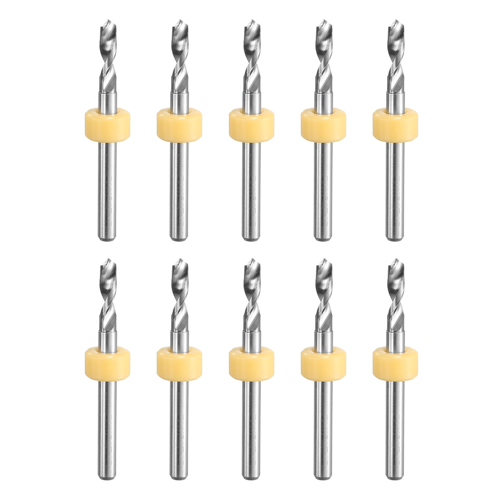 Uxcell PCB Drill Bits 2.9mm Tungsten Carbide Rotary Tool Jewelry CNC 10 ...