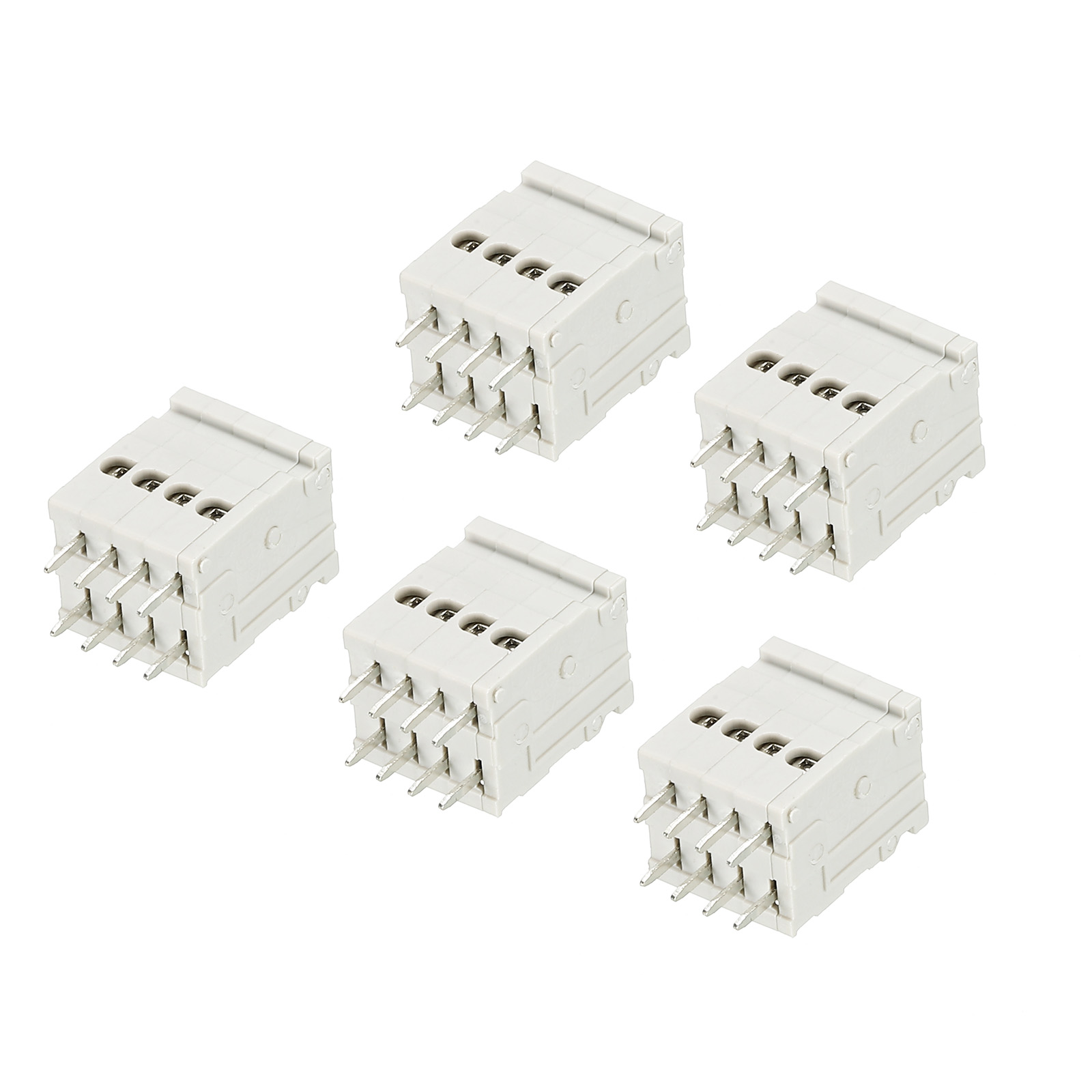 Uxcell PCB Spring Terminal Block Connector KF141AV 150V 2A 2.5mm 4 Pin ...