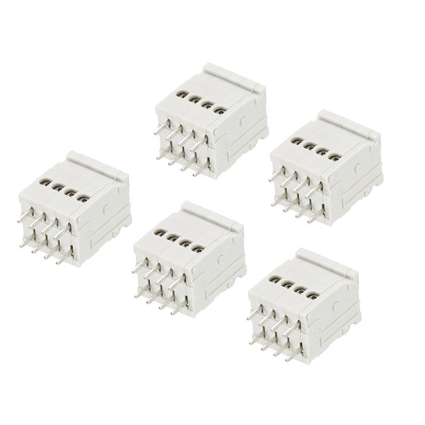 Uxcell PCB Spring Terminal Block Connector KF141AV 150V 2A 2.5mm 4 Pin ...