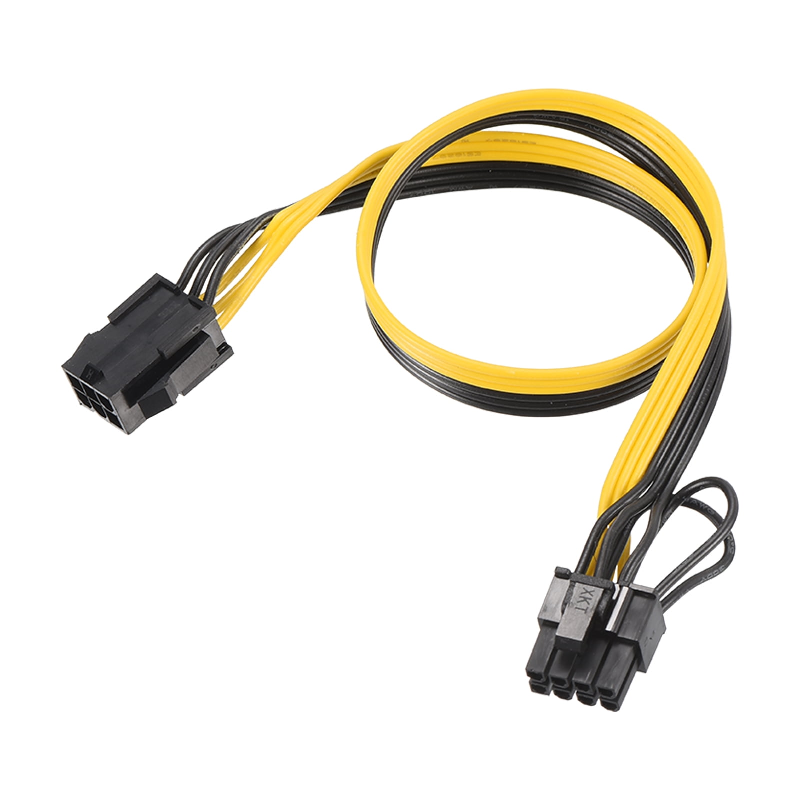 Uxcell PCIe Cable 6 Pin Female to 8 Pin (62) Male PCI Express Power ...
