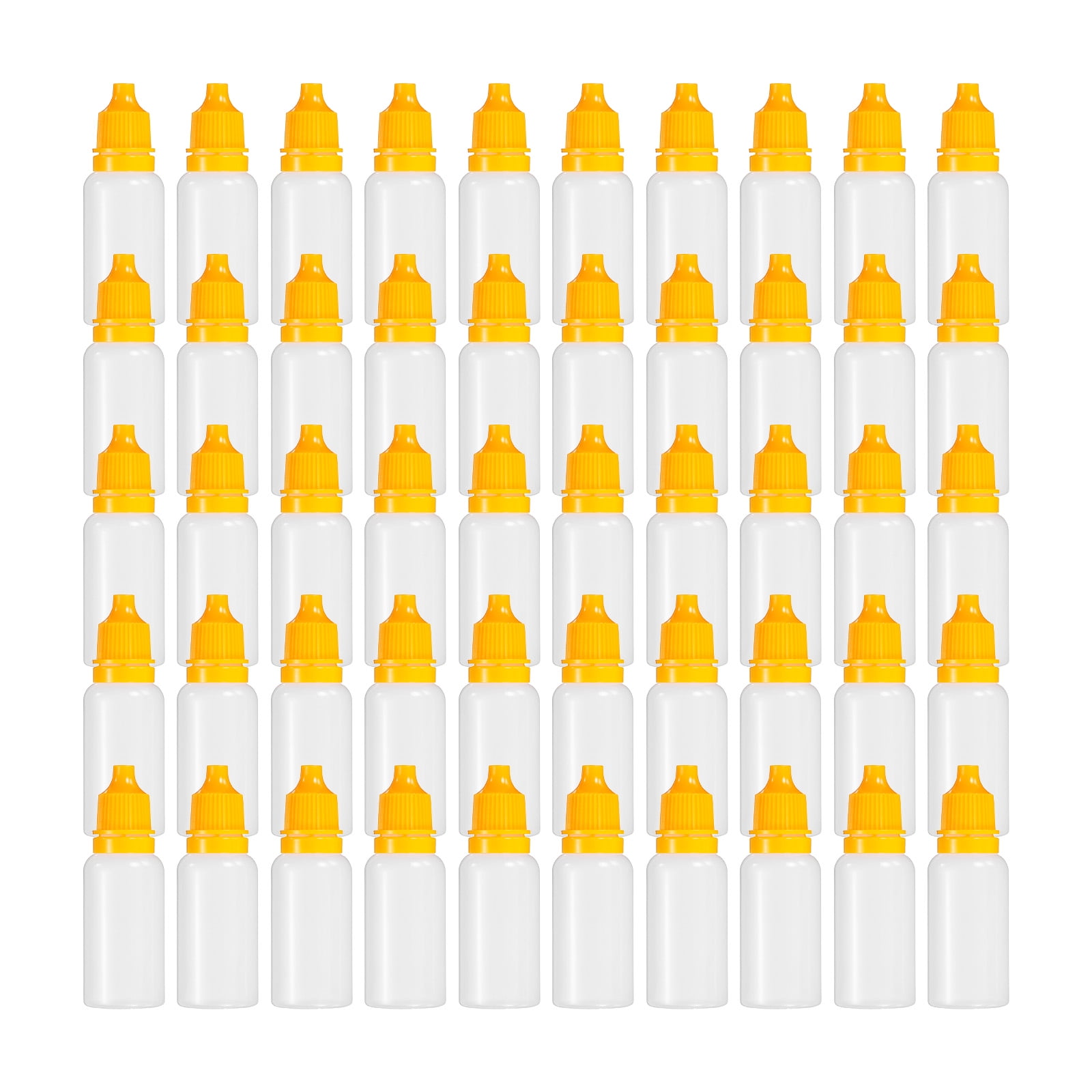 Uxcell PE 15ml Liquid Dropper Bottle Eye Dropper Container with Cap ...