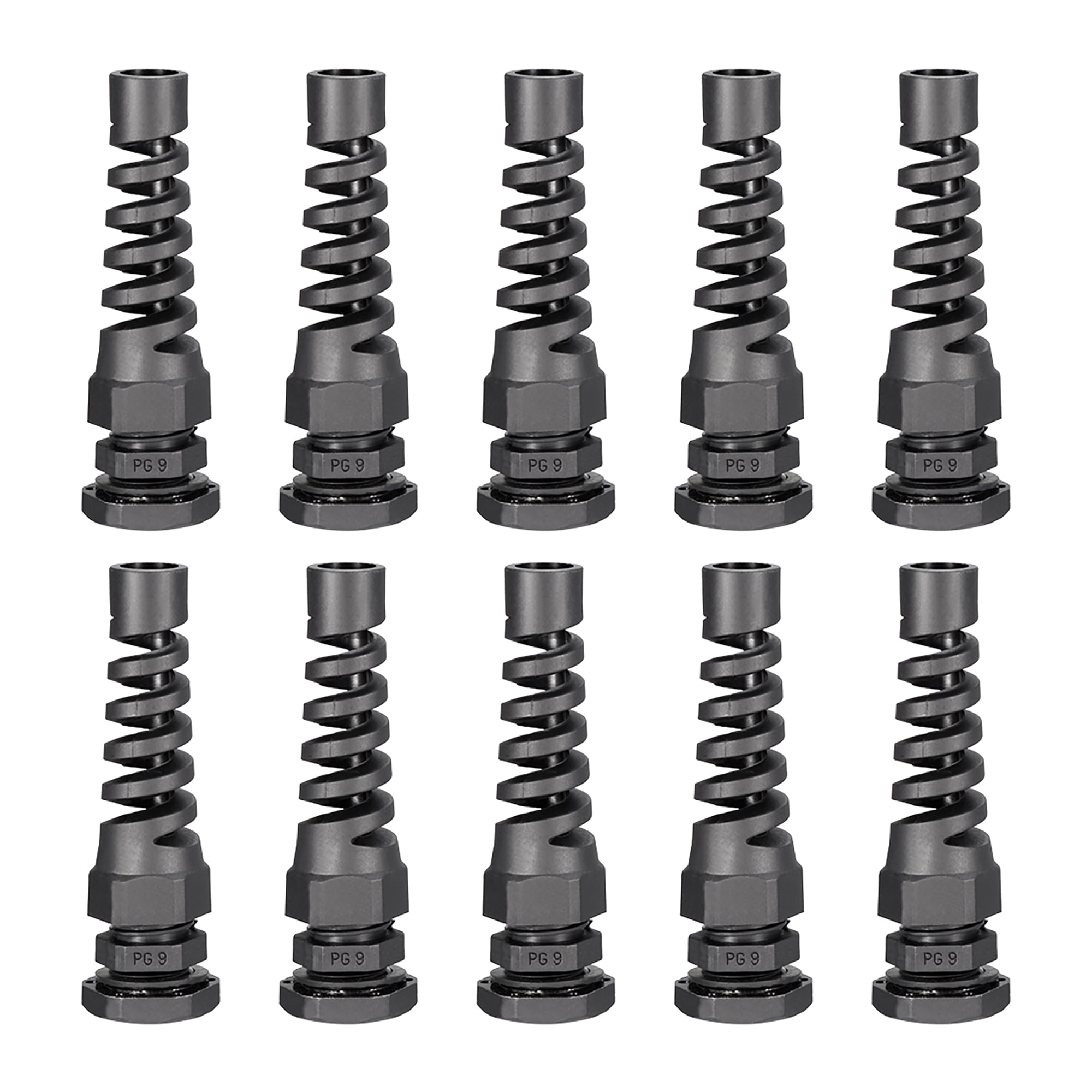 Uxcell PG9 Cable Gland Waterproof IP68 Nylon Joint Adjustable Locknut ...
