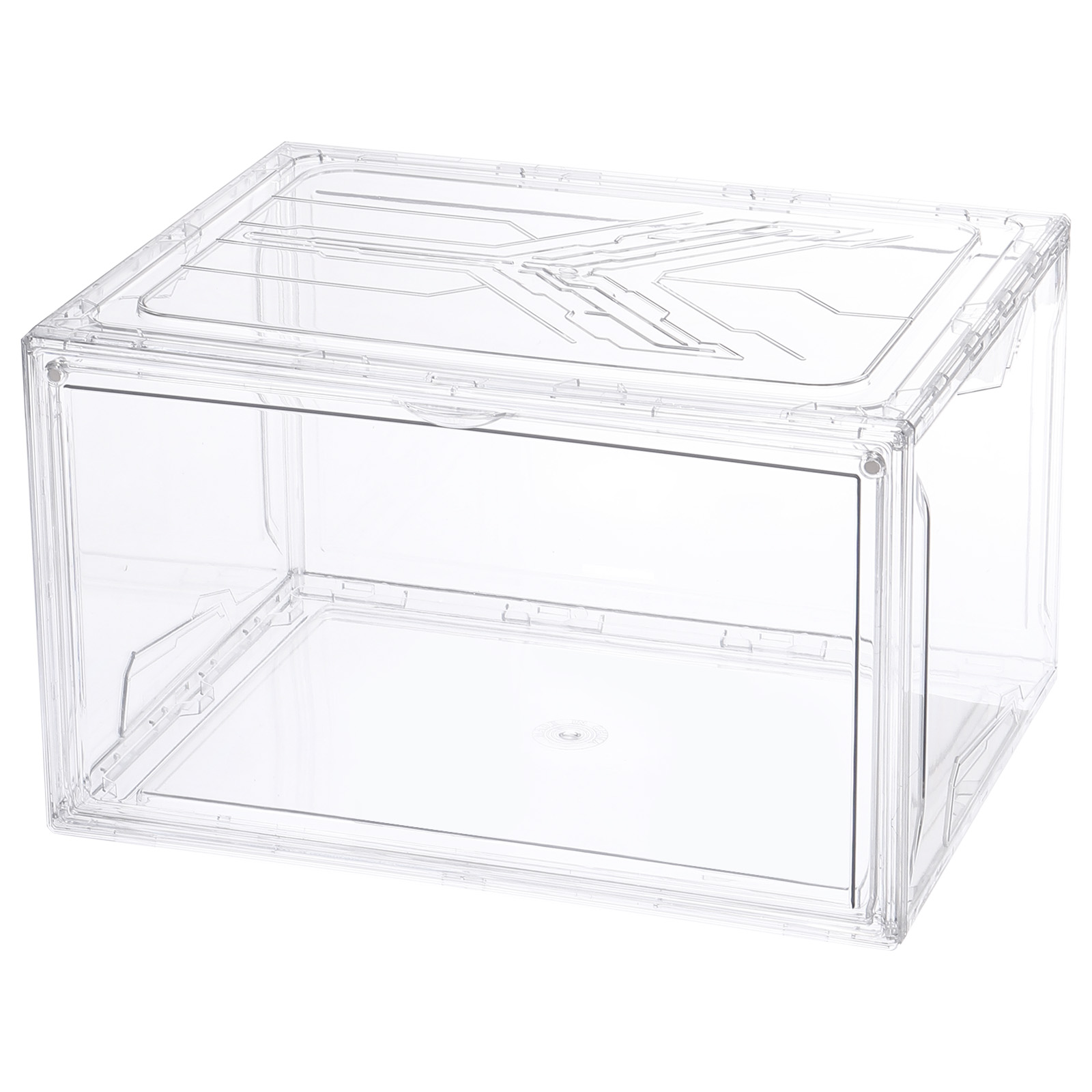 Uxcell PMMA Shoe Display Case 14.17x10.63x8.66 Inch PP Transparent ...