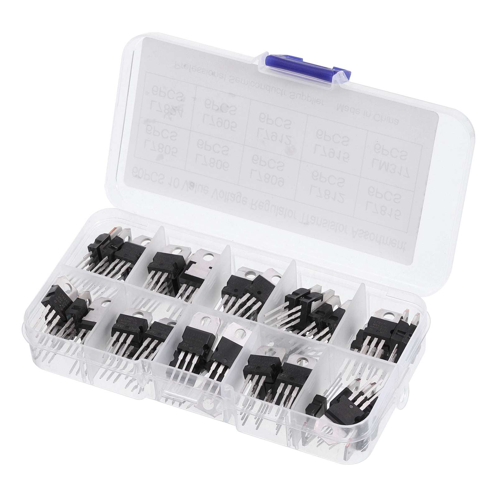 Uxcell PNP NPN Power Transistor Assortment Kit 6 Types Electronic ...