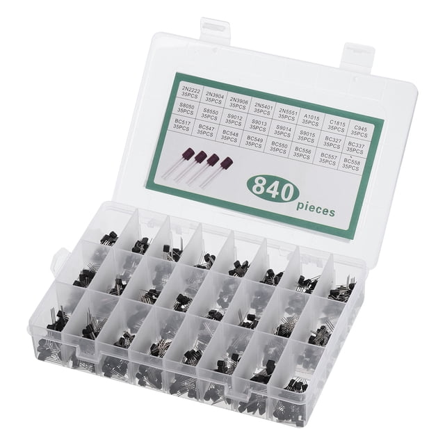 Uxcell PNP NPN Power Transistor Assortment Kit Electronic Component for ...