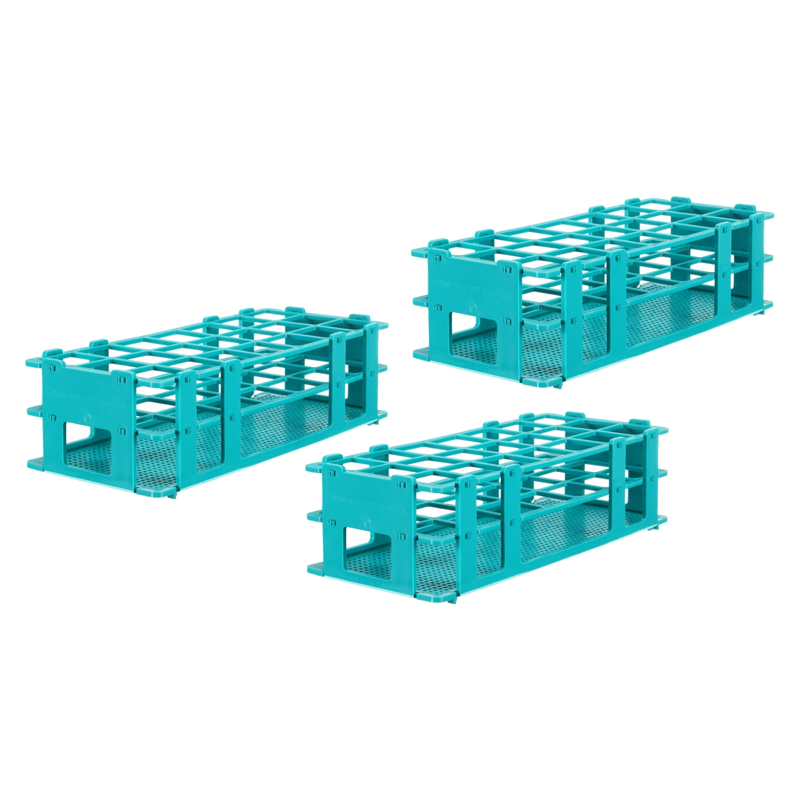 Uxcell PP Plastic Test Tube Rack Holder 21 Holes 3 Layers Detachable ...