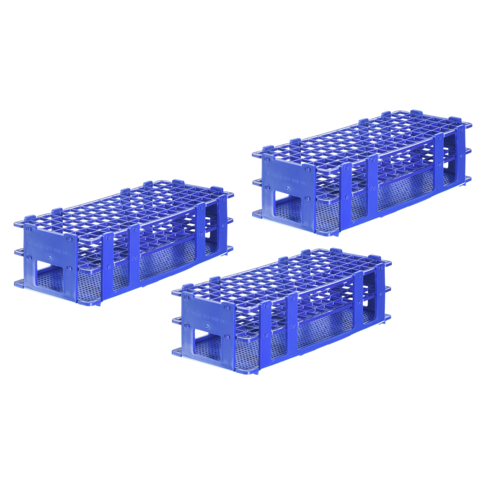 Uxcell PP Plastic Test Tube Rack Holder 90 Holes 3 Layers Detachable ...