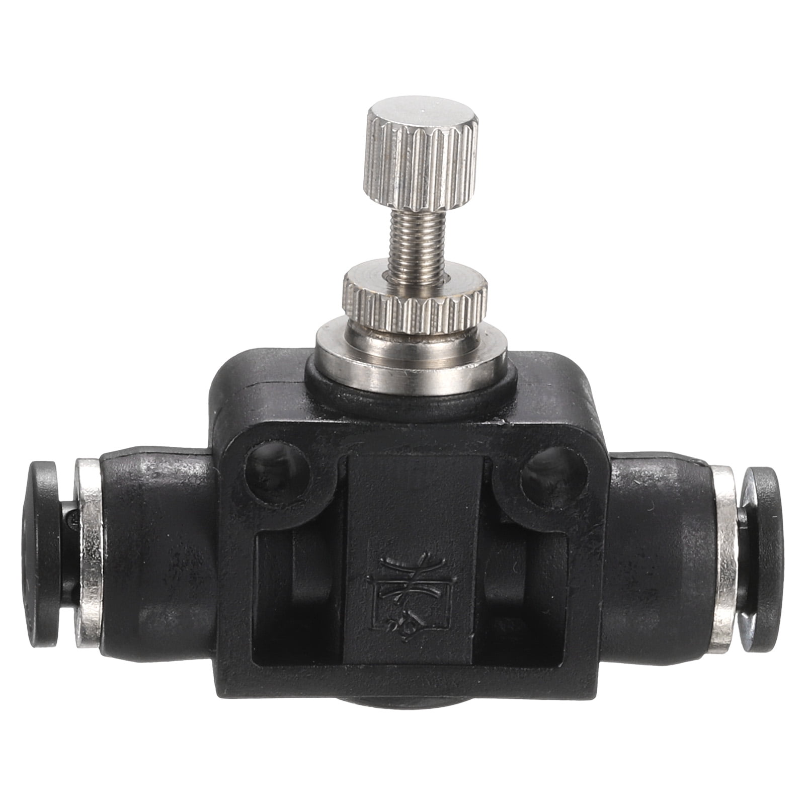 Uxcell PSA-5/32 Air Flow Control Valve Push to Connect Fitting 1/4" OD ...