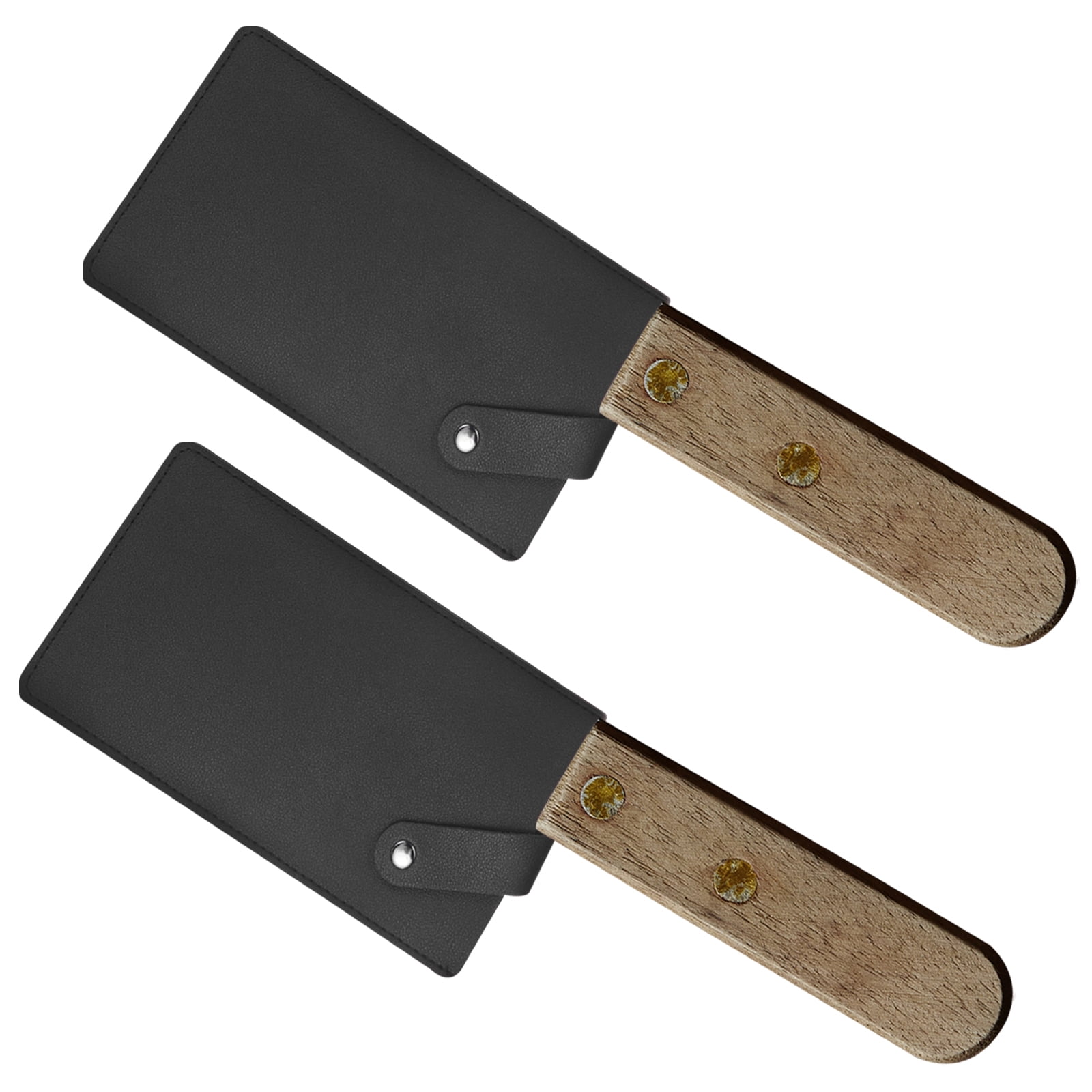 Uxcell PU Leather Knife Sheath Meat Cleaver Sheath Waterproof Knife ...