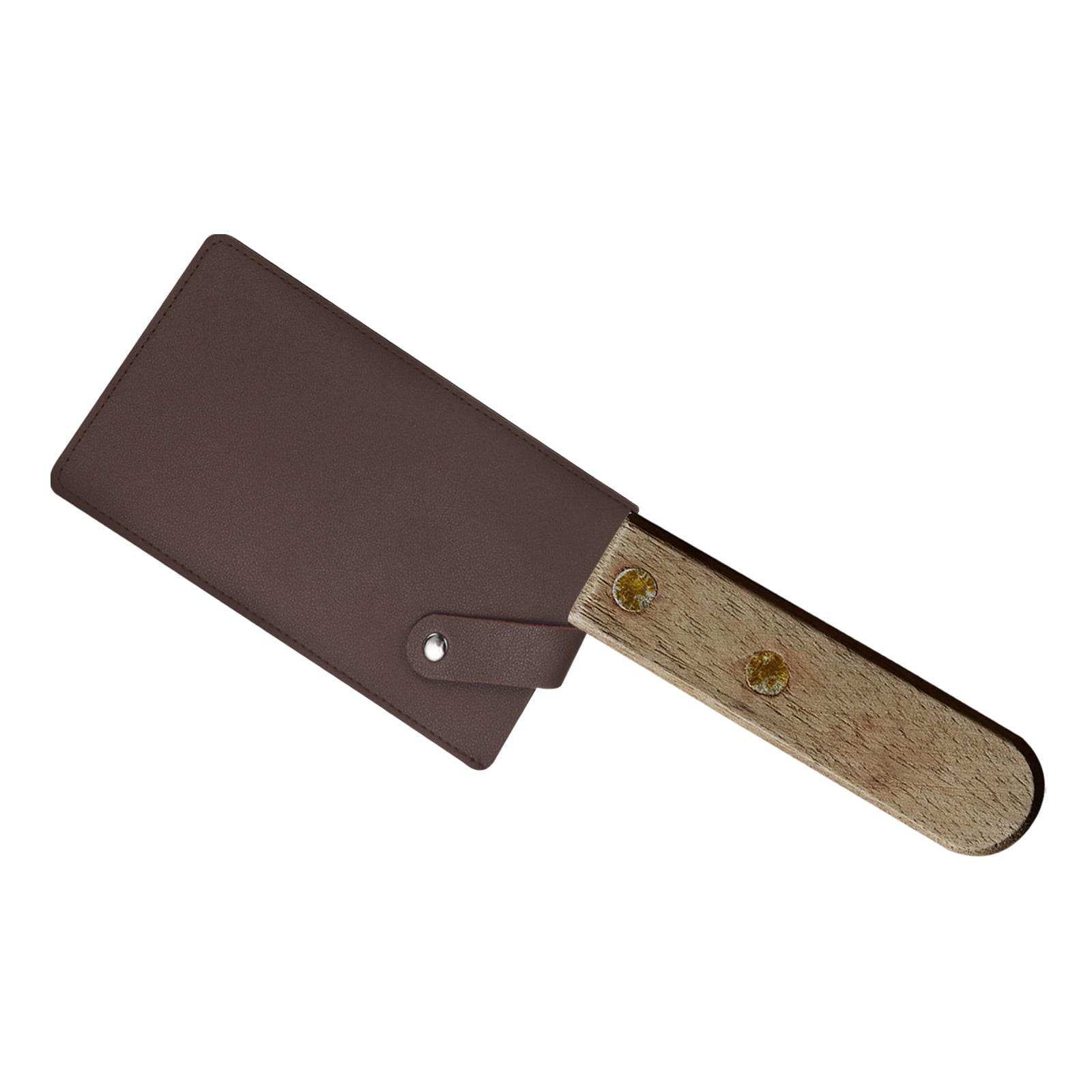 Uxcell PU Leather Knife Sheath Meat Cleaver Sheath Waterproof Knife ...