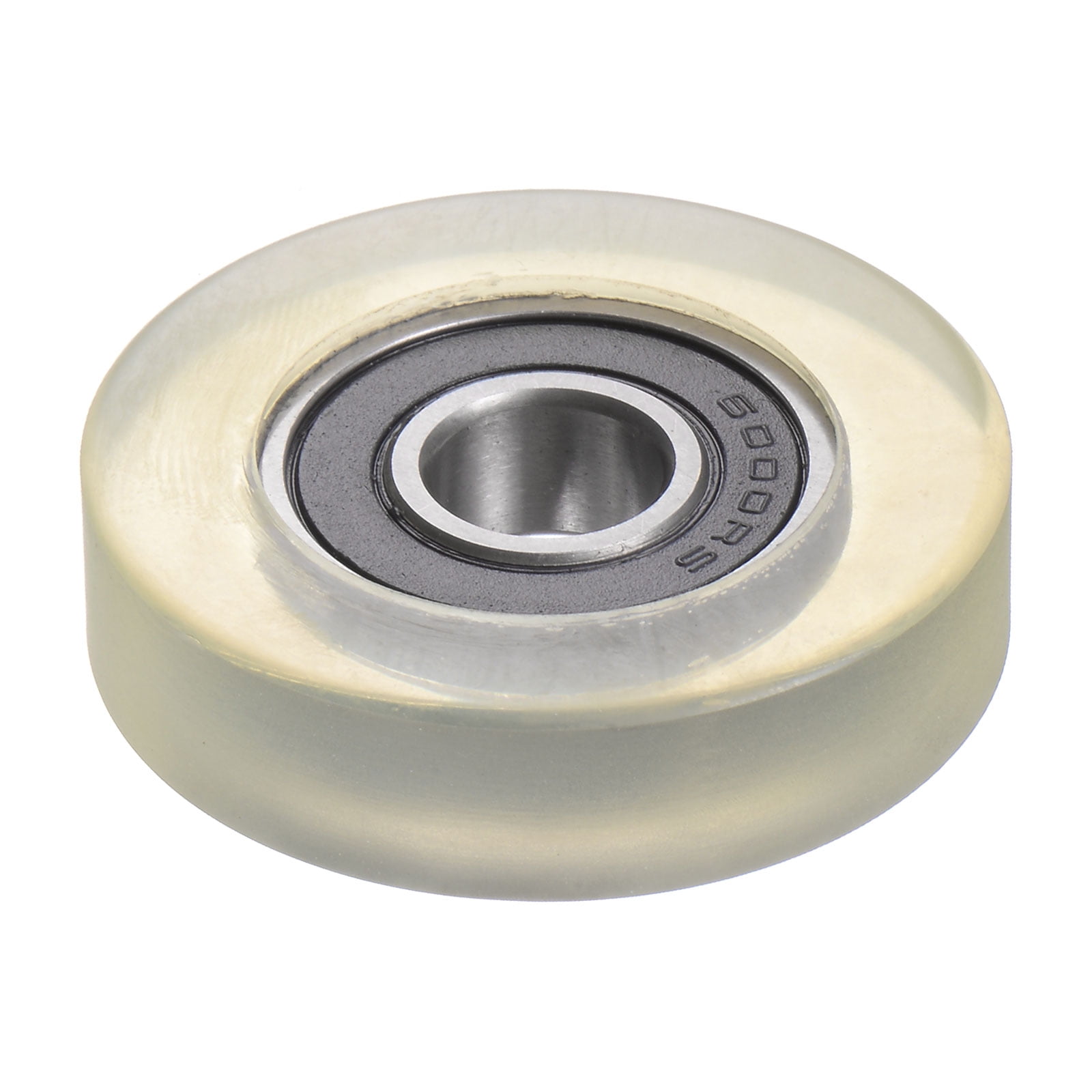 Uxcell PU Pulley Roller Bearing 10x40x10mm Polyurethane Coated Guide ...