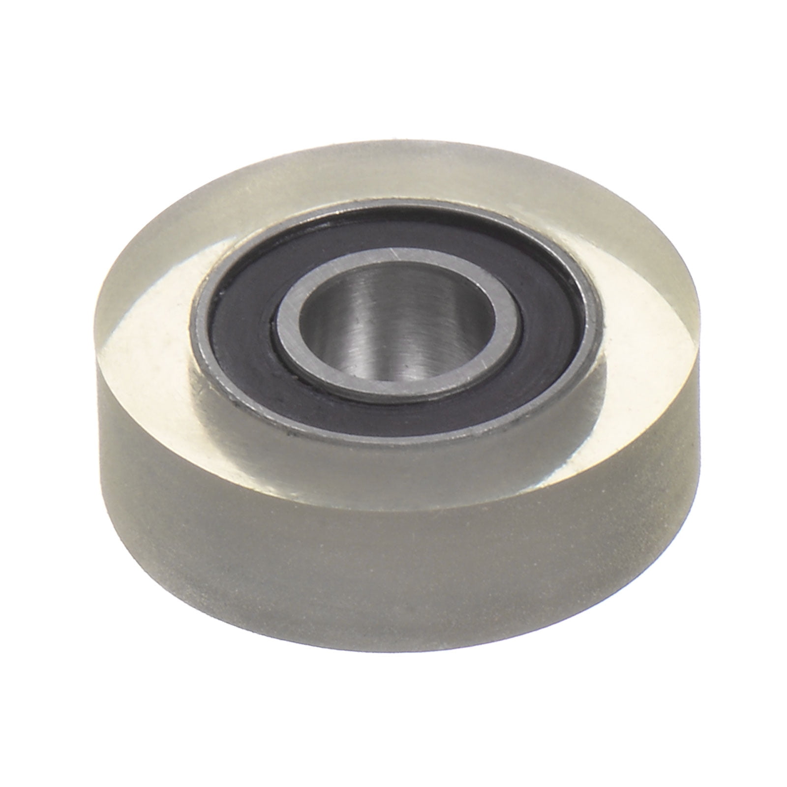 Uxcell PU Pulley Roller Bearing 5x16x5mm Polyurethane Coated Guide ...