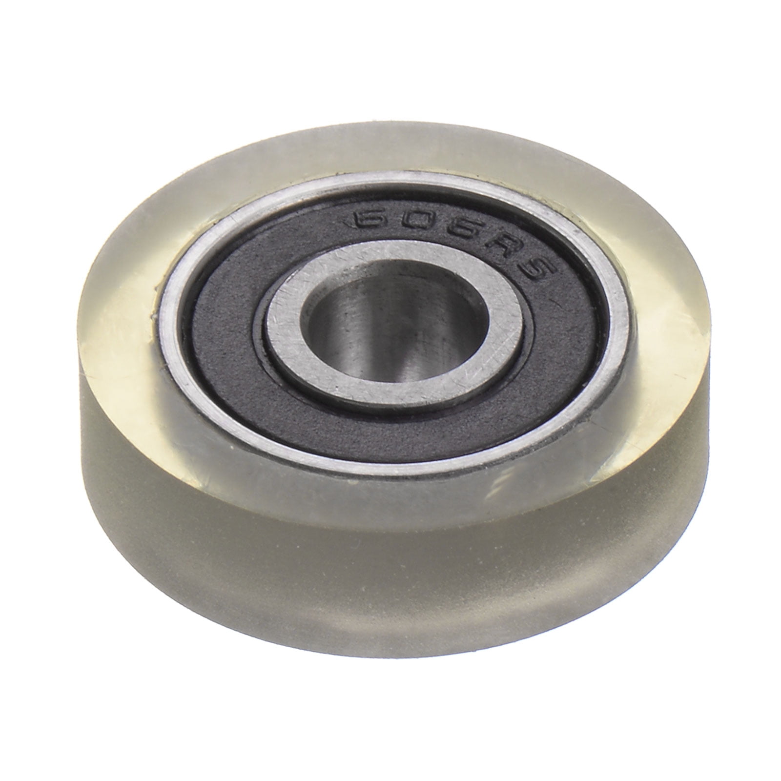Uxcell PU Pulley Roller Bearing 6x22x6mm Polyurethane Coated Guide ...