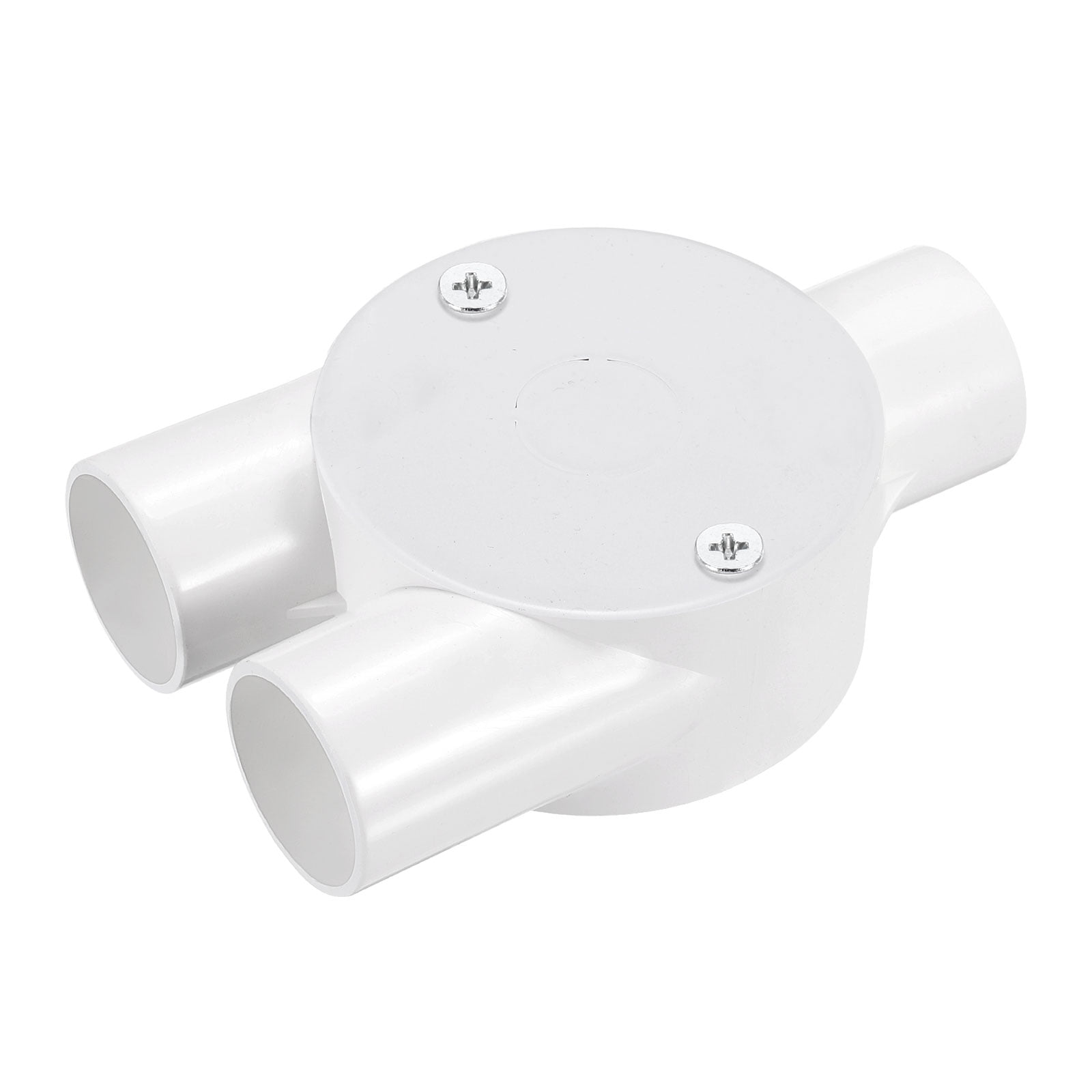 PVC Conduit Box Junction Box Y-shaped 3 Way 25mm with Cover, M4 Screws ...