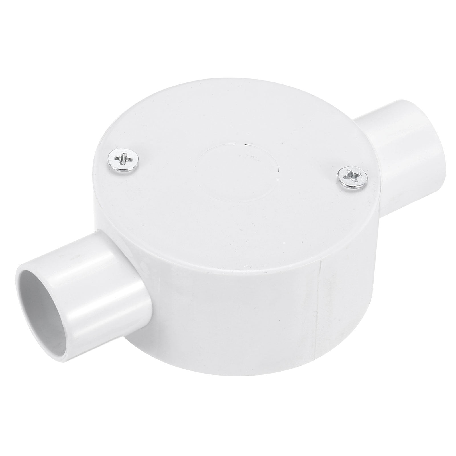 PVC Conduit Box Junction Box 2 Way 20mm with Cover, M4 Screws for Hose ...