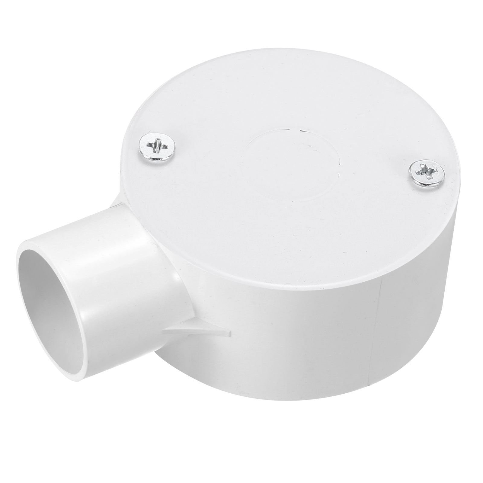 PVC Conduit Box Junction Box 1 Way 25mm with Cover, M4 Screws for Hose ...