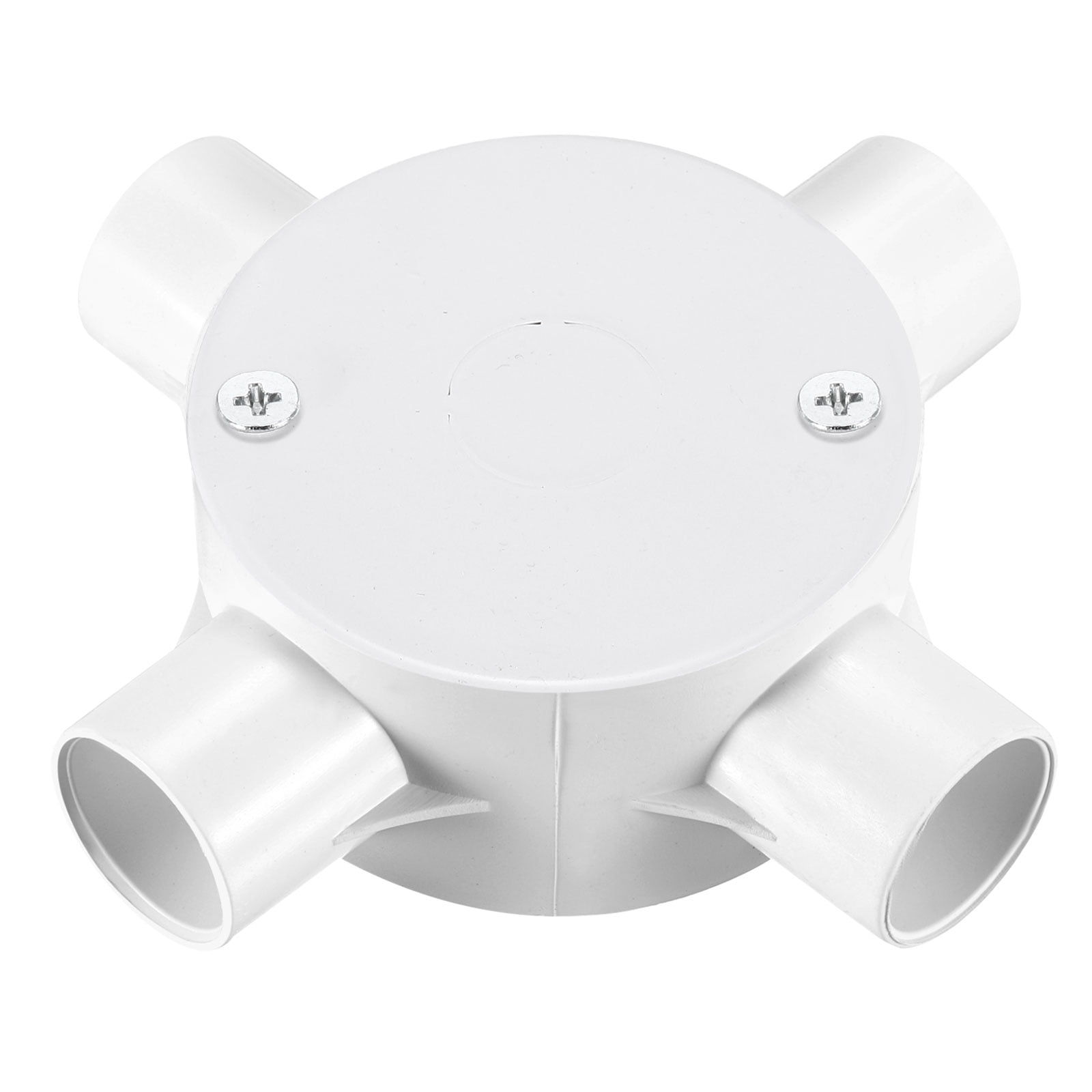 Conduit Box Junction Box 4 Way 20mm with Cover, M4 Screws for Hose ...