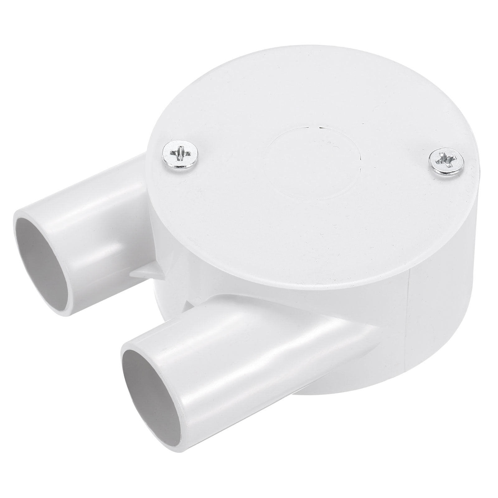 PVC Conduit Box Junction Box U-shaped 2 Way 20mm with Cover, M4 Screws ...
