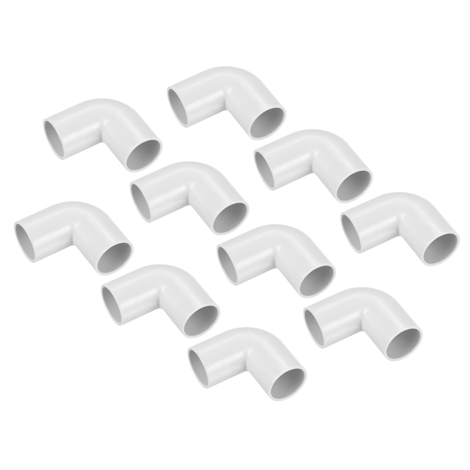 Uxcell PVC Conduit Coupler 90 Degree Elbow Fittings 20mm Change ...